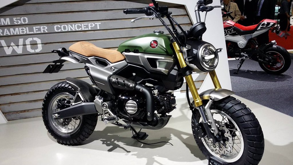 Scrambler: Is #Honda making its own Scrambler? These Grom 50cc minibike ...