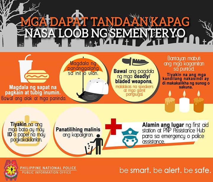 [INFOGRAPHIC] Mga dapat tandaan ngayong panahon ng Undas, mula sa ...
