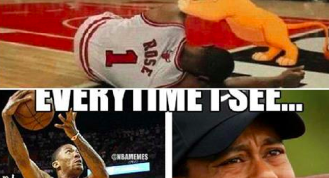 Derrick Rose Meme Injury Logo