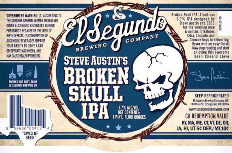 Stone cold steve austin creates new beer called 'broken skull ipa ...