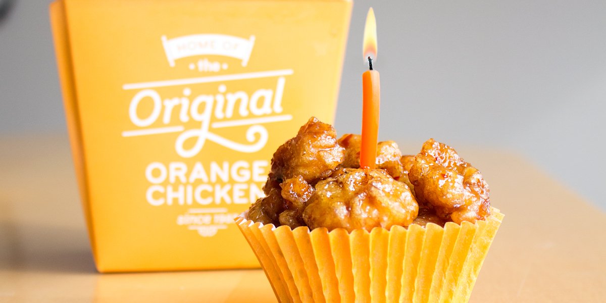 Orange Chicken Panda Express Box