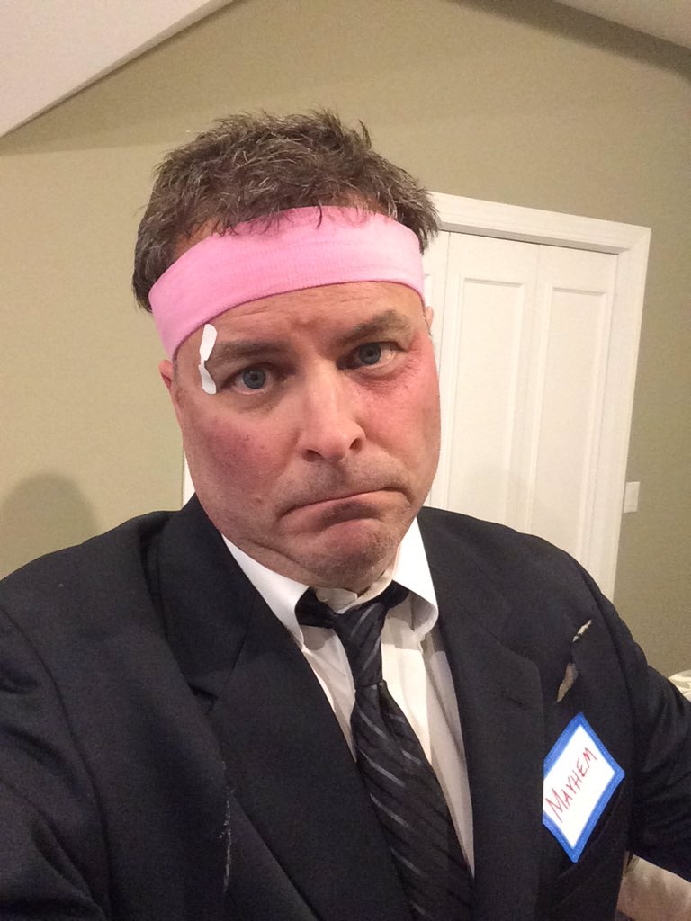 Mayhem State Farm Costume