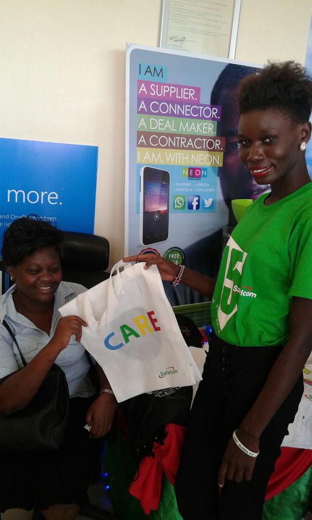 Safaricom PLC on Twitter: "#SafaricomAt15 Customers in Diani receive goodies. We appreciate your ...