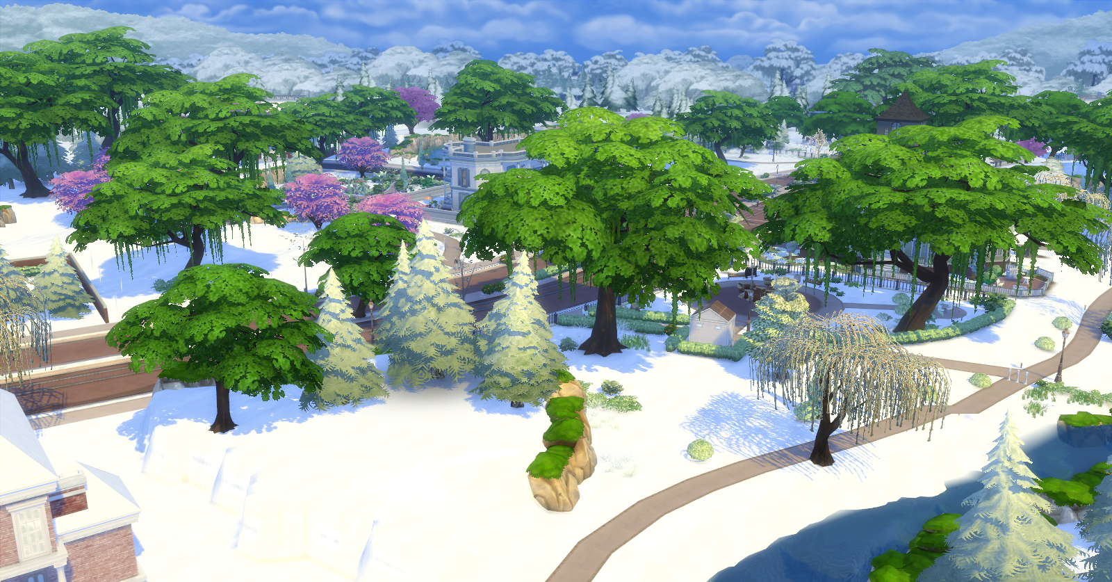Sims 4 First Snow MOD Preview! – The SimScraper