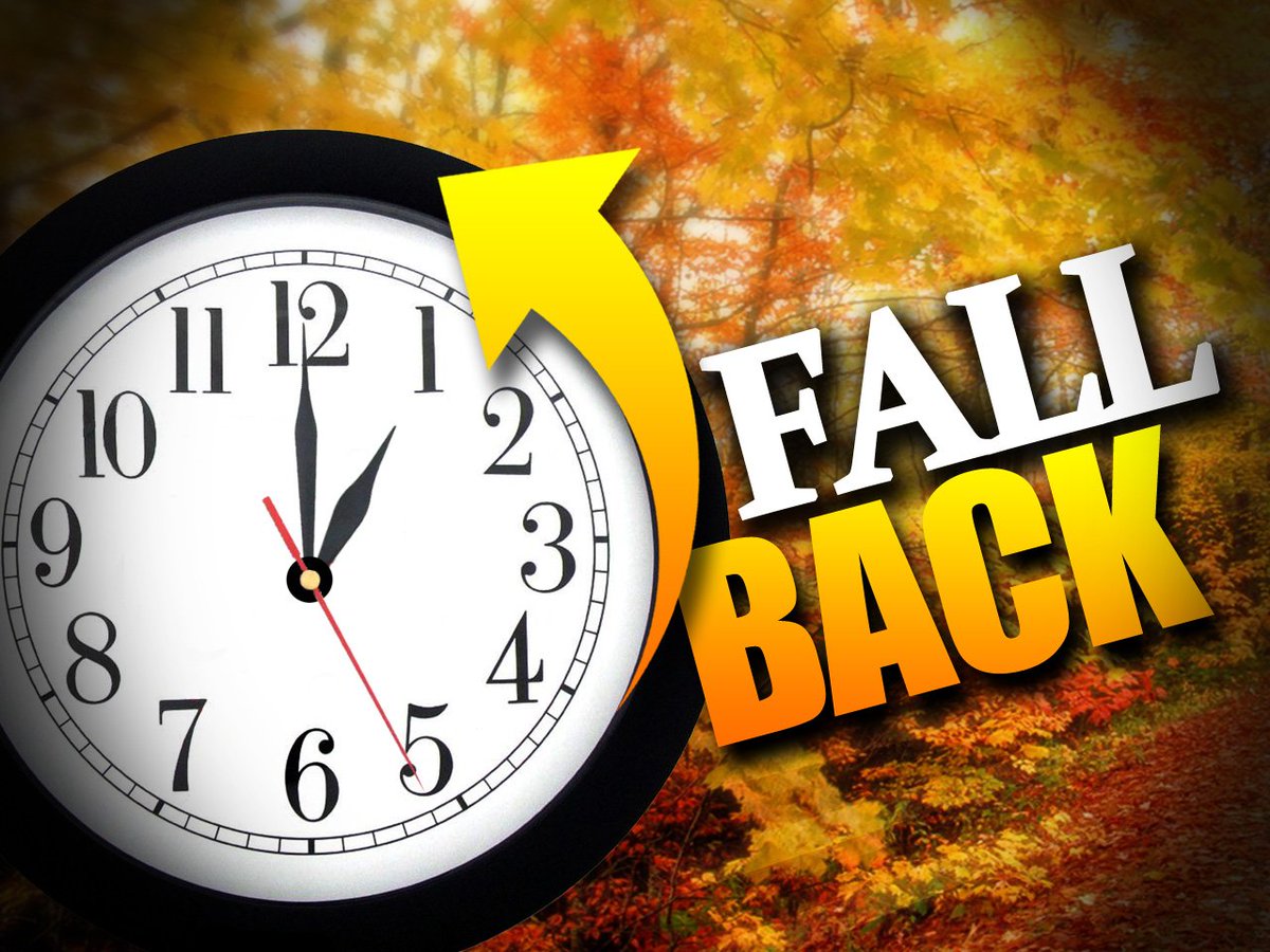 Daylight Savings Ends Clipart