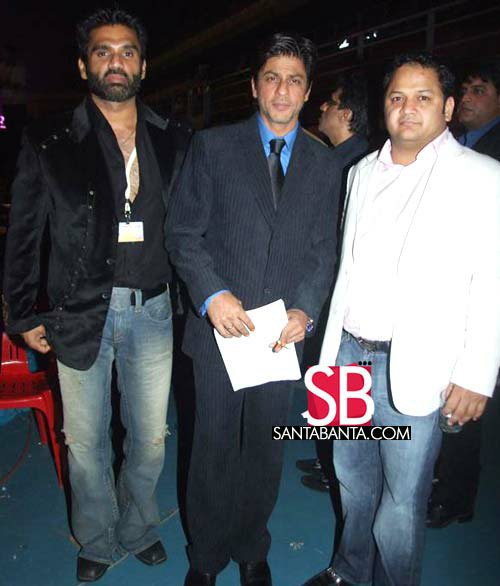 Sunil Shetty And Shahrukh Khan