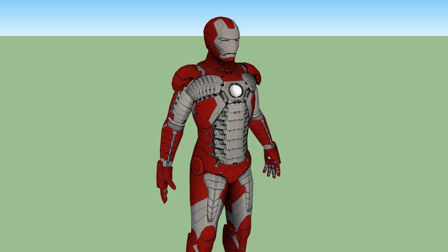 Iron Man Mark 5 Drawing