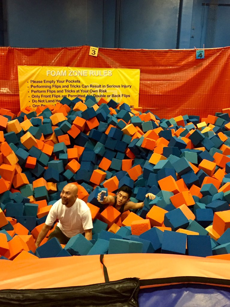 Sky Zone Foam Pit Tricks