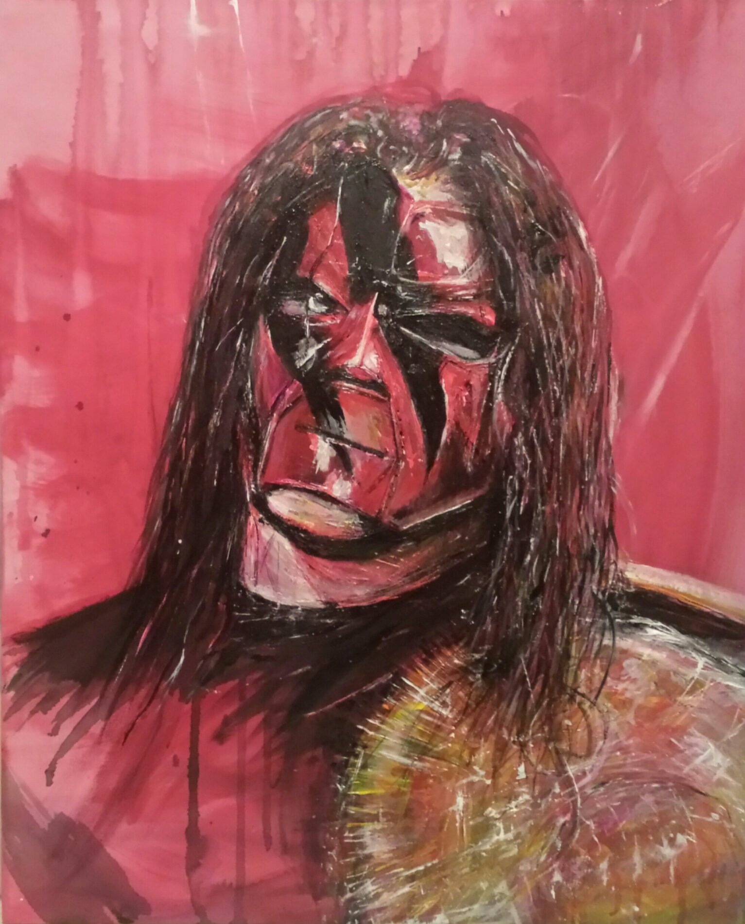 Masked Kane Drawing