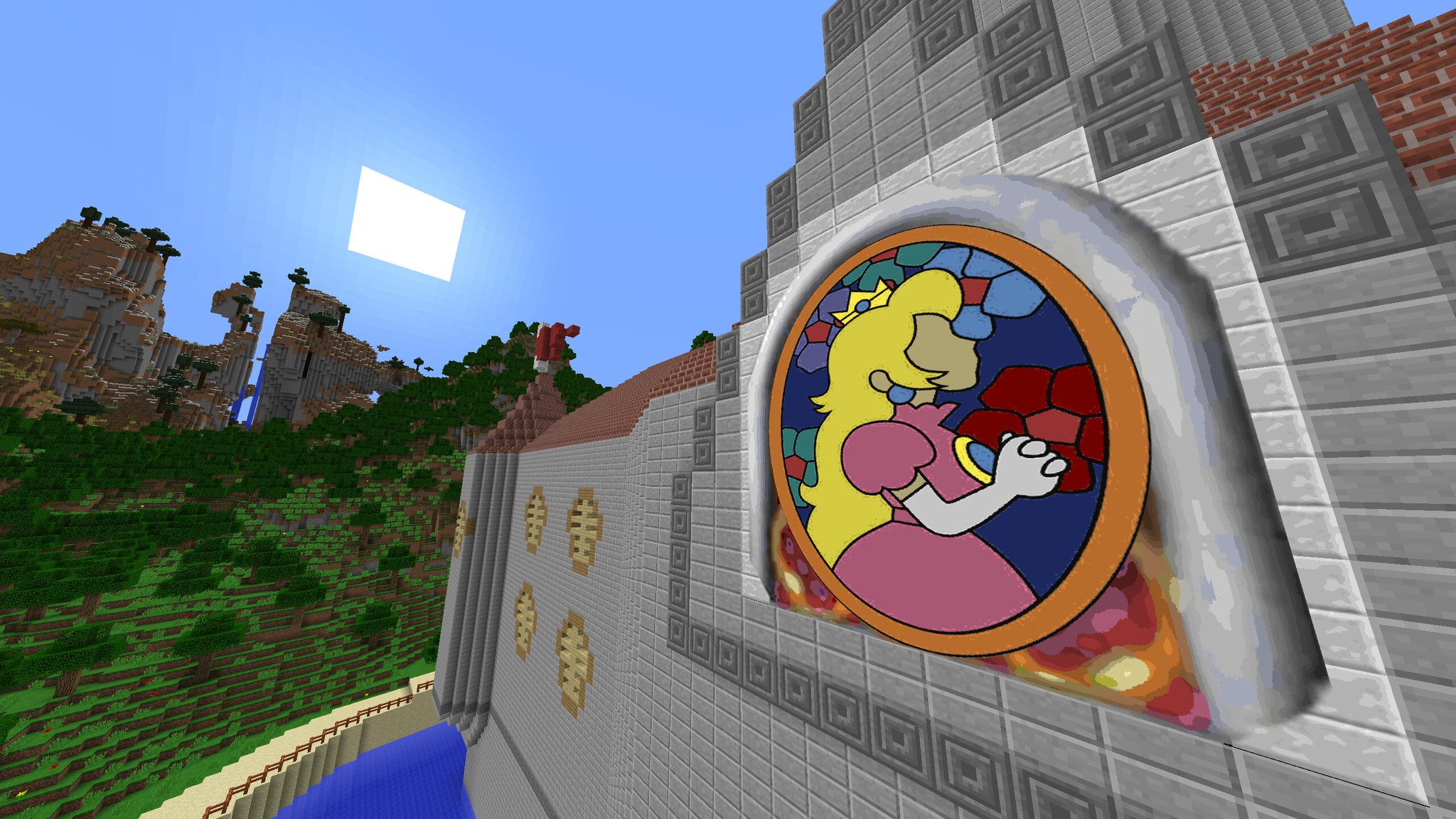 Minecraft Mario And Peach Minecraft | Mario Madness Adventures | RIP