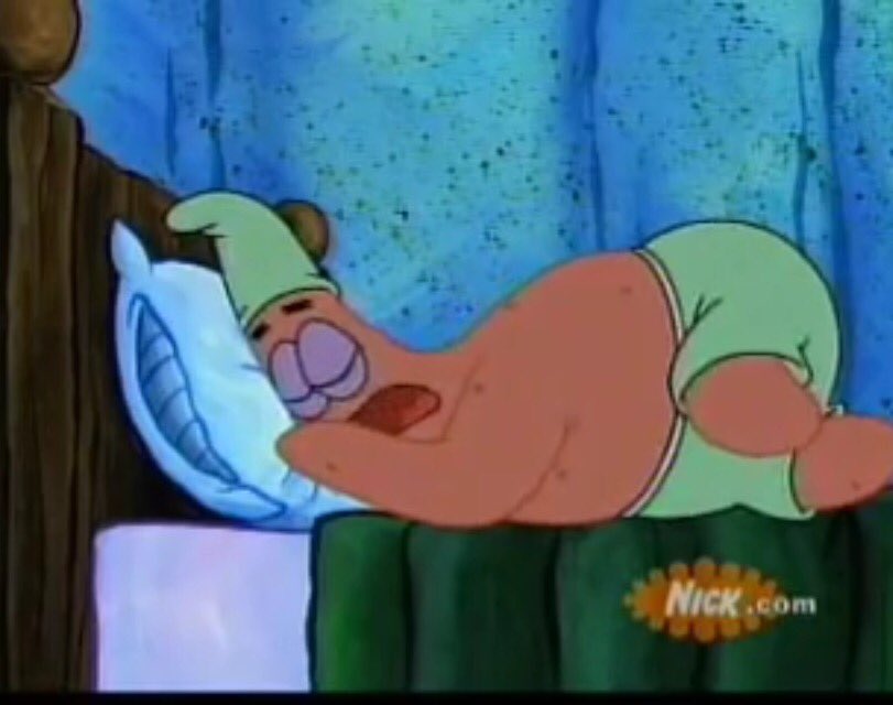 Patrick Star Sleeping