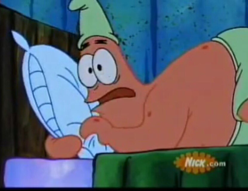 Patrick Star Waking Up