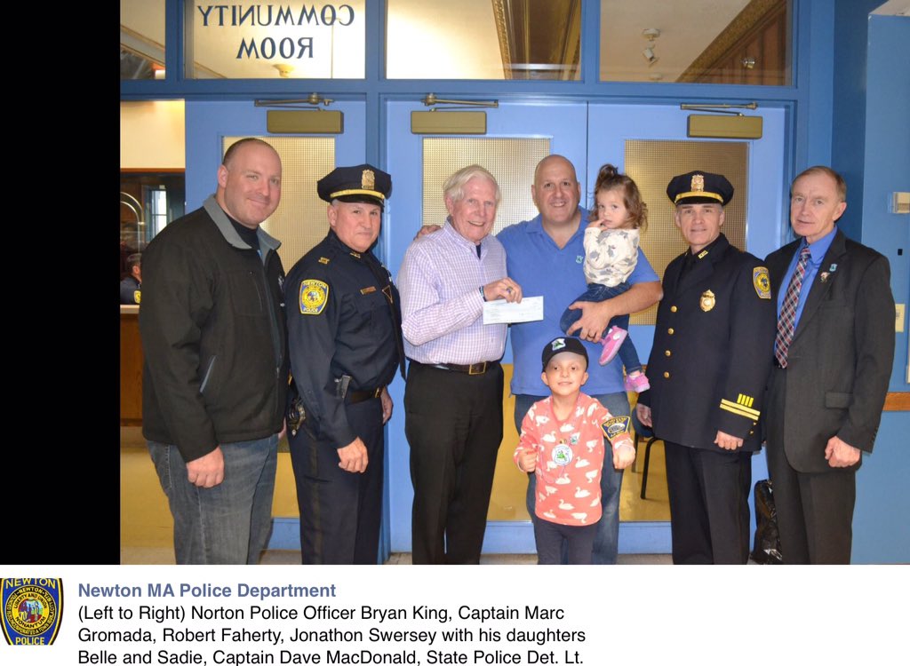At NPD-Cops for Kids with Cancer, Ret.BPD Robert Faherty presented a ...