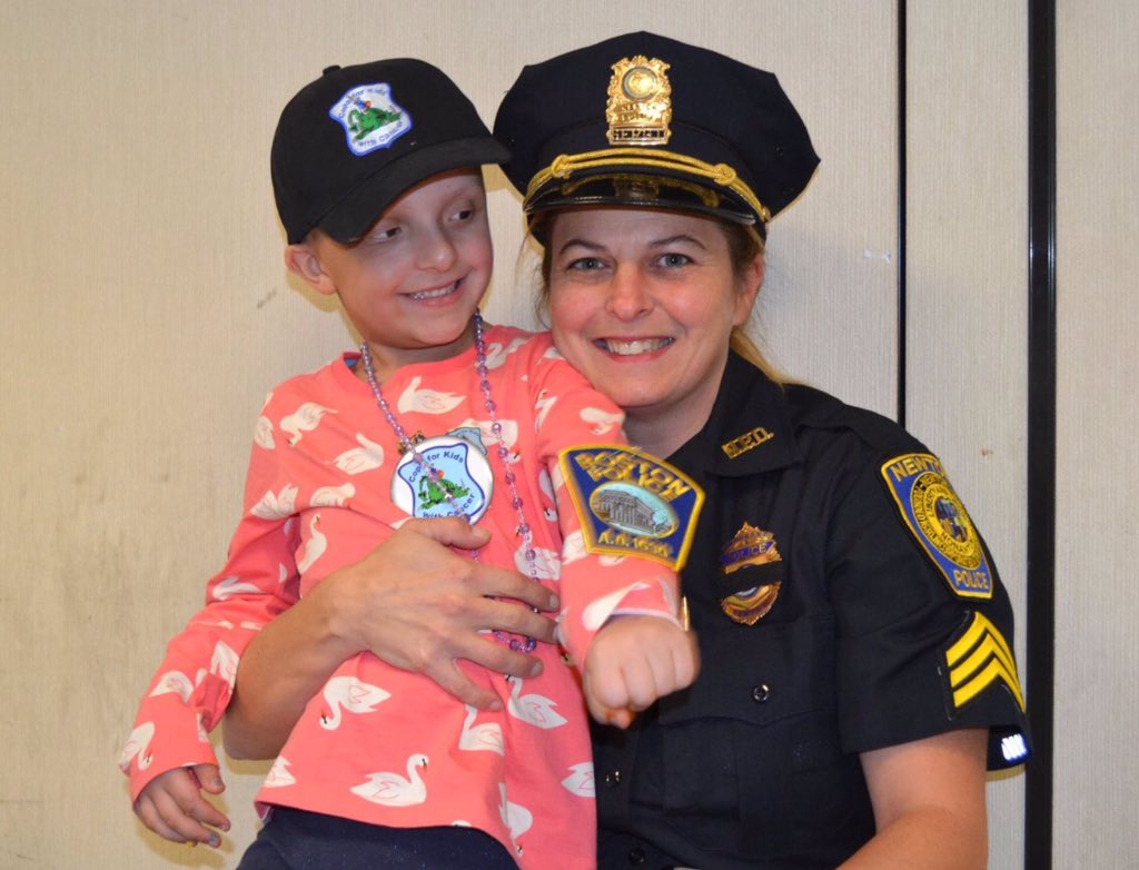 At NPD-Cops for Kids with Cancer, Ret.BPD Robert Faherty presented a ...