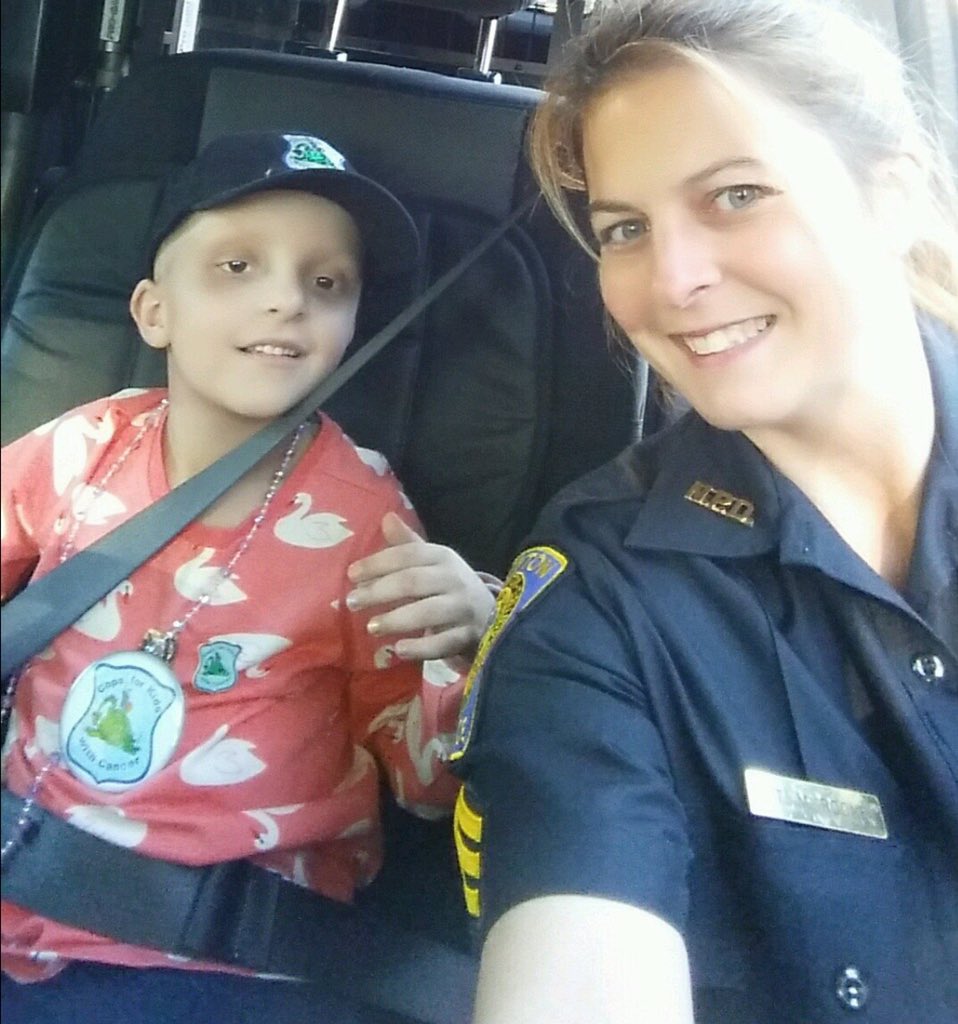 At NPD-Cops for Kids with Cancer, Ret.BPD Robert Faherty presented a ...