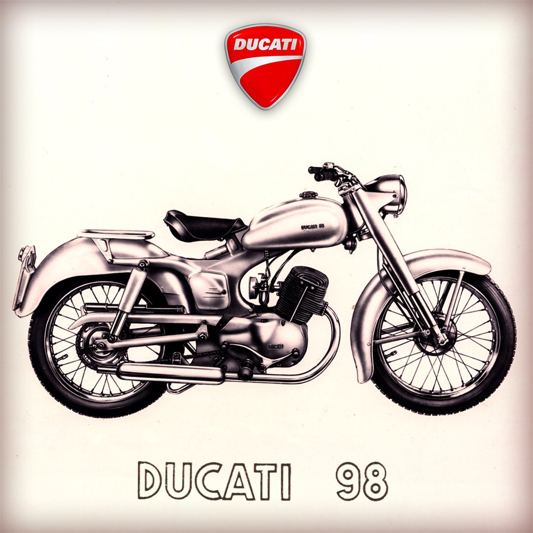 Towards the end of 1953 debuted the ducati 98, a conceptually new ...