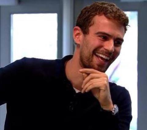 Theo James Smiling