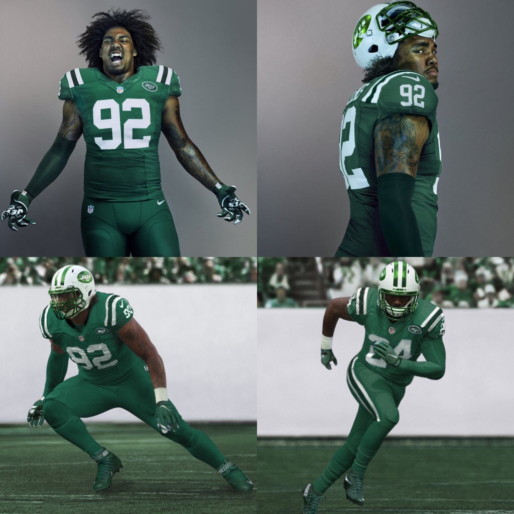 New Jets "Color Rush" alternate revealed : r/nfl
