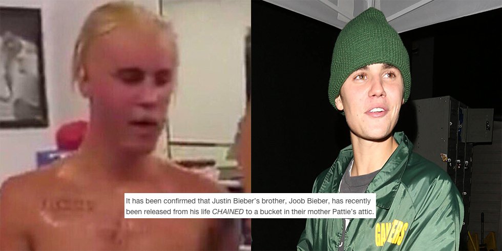 Justin Bieber And His Twin Brother