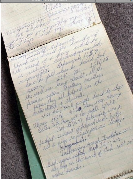 Michael Jackson Handwritten Notes