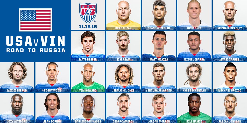 USMNT squad set for World Cup qualifying | American Outlaws Only