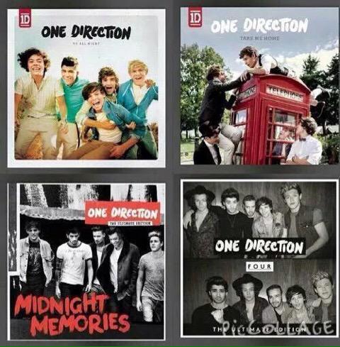 One Direction Album Cover Midnight Memories