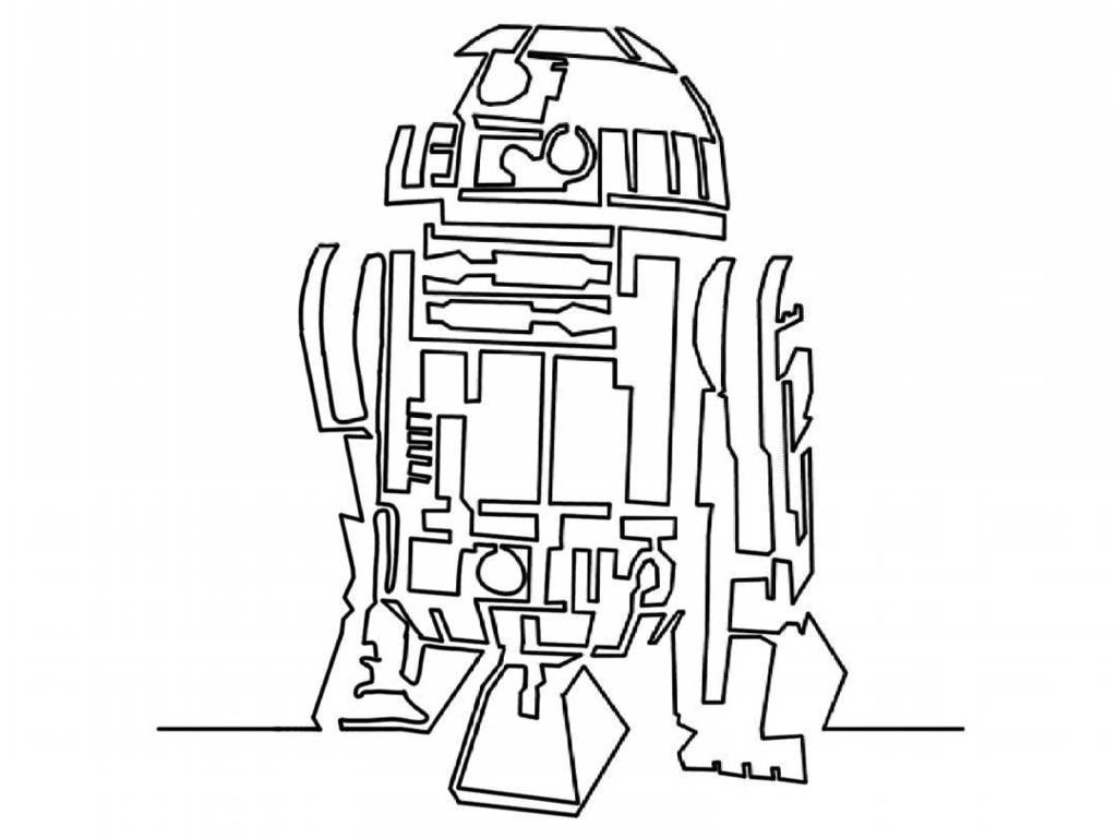 R2d2 Line Art