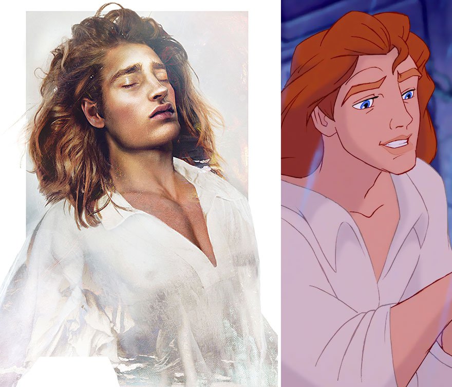 Beauty And The Beast Prince Adam Portrait