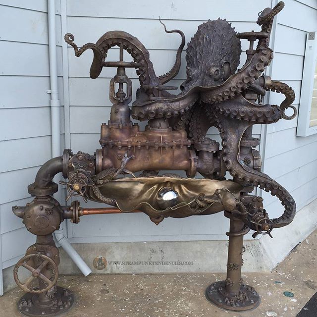 Steampunk water fountain - scoopnest.com