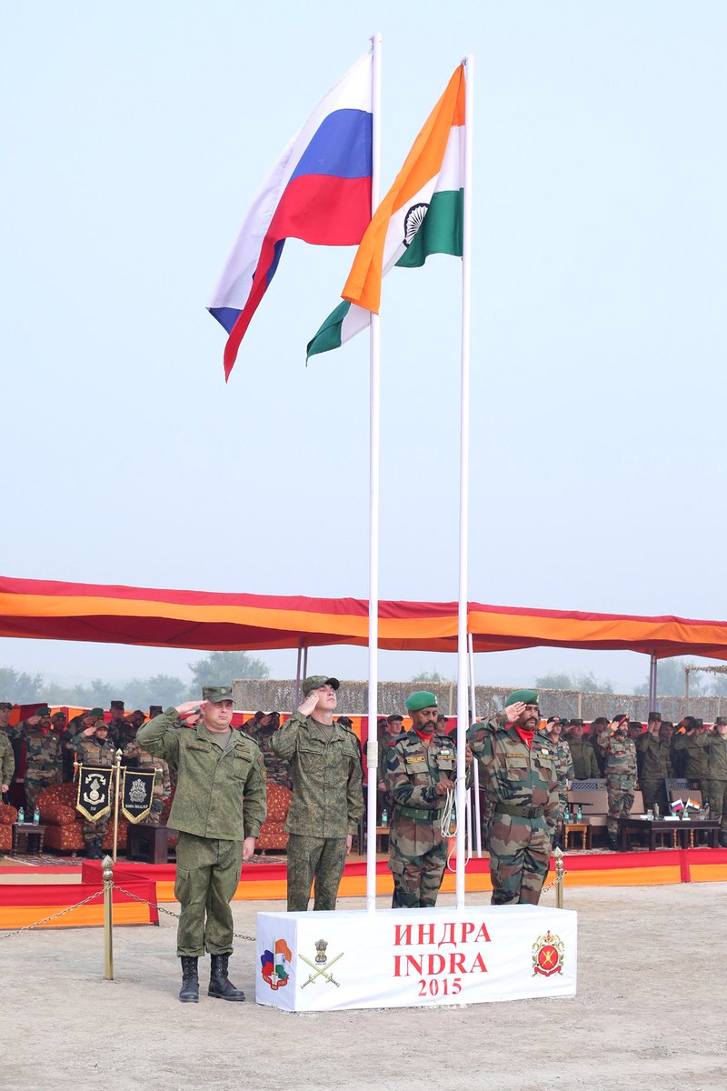 Opening ceremony of Joint Indo-Russian Military Exercise Indra [600x900 ...