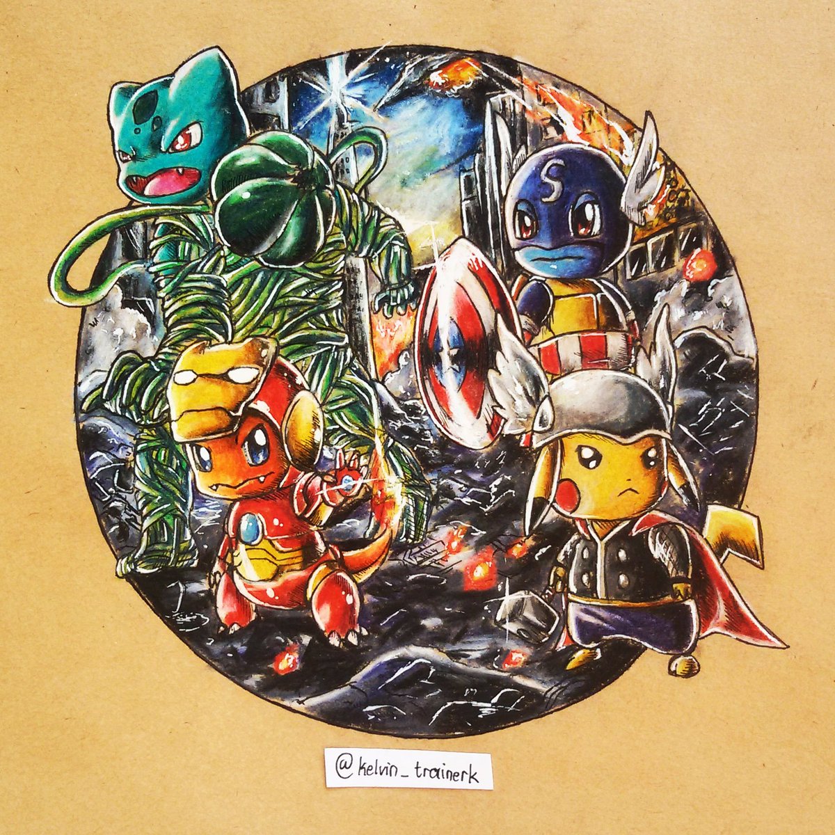 Avengers Pokemon Crossover