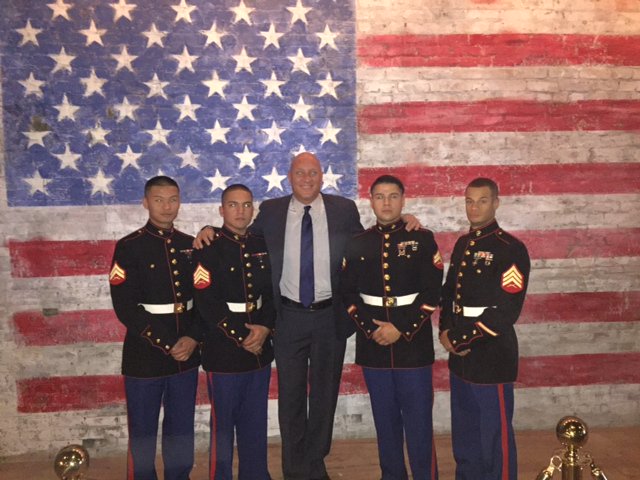 Steve Wilkos As A Marine