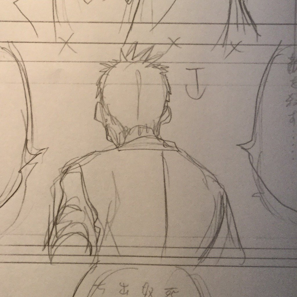 「In the middle of drawing "Ajin:Demi-Human Chap.34". 」桜井 画門の漫画