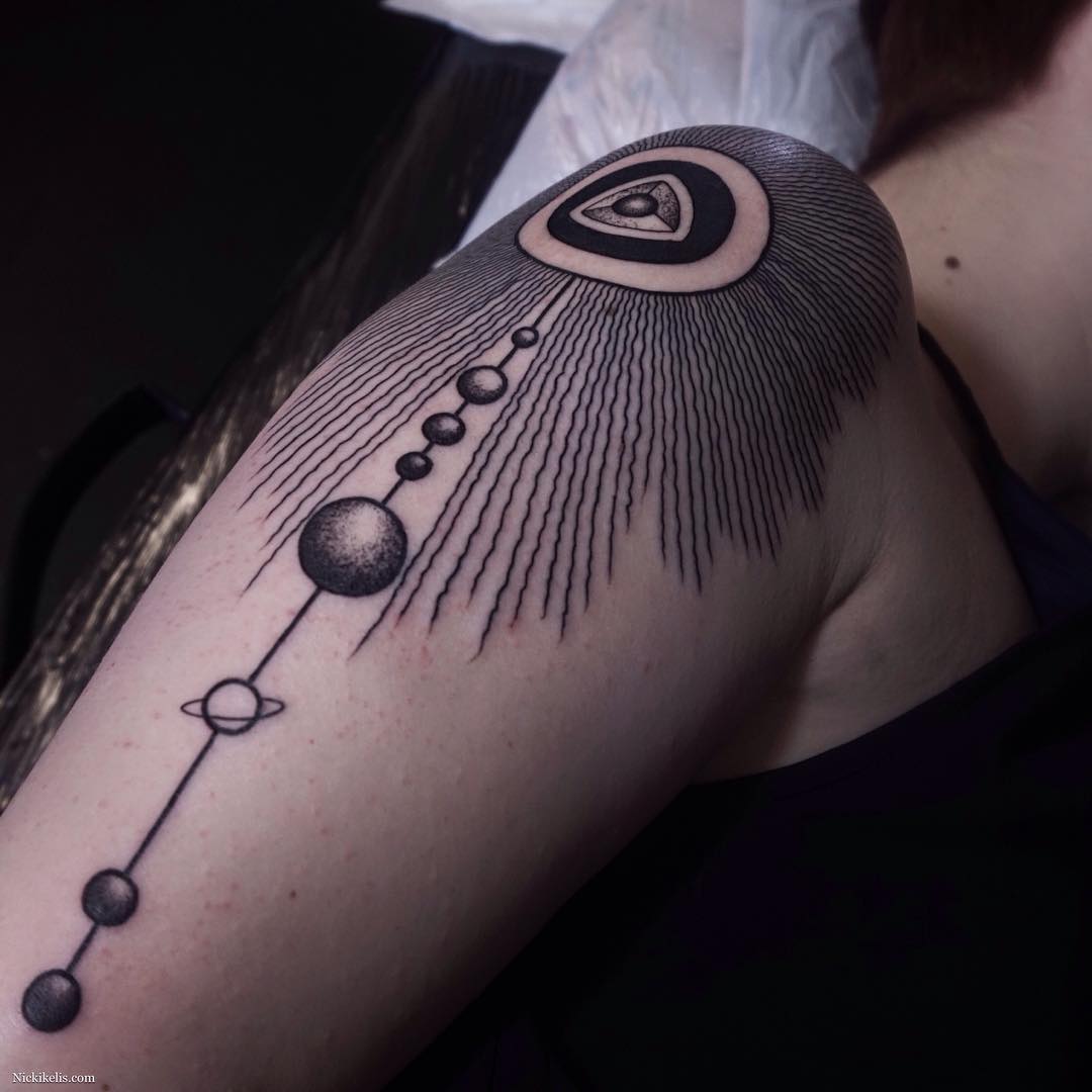 Solar System Tattoos Art