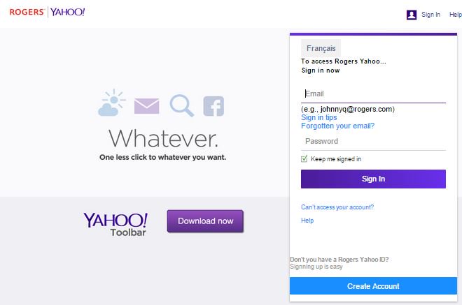 Rogers Yahoo Mail Login