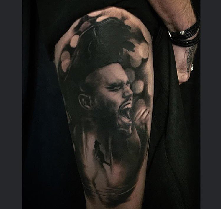 Abel Tesfaye Tattoo