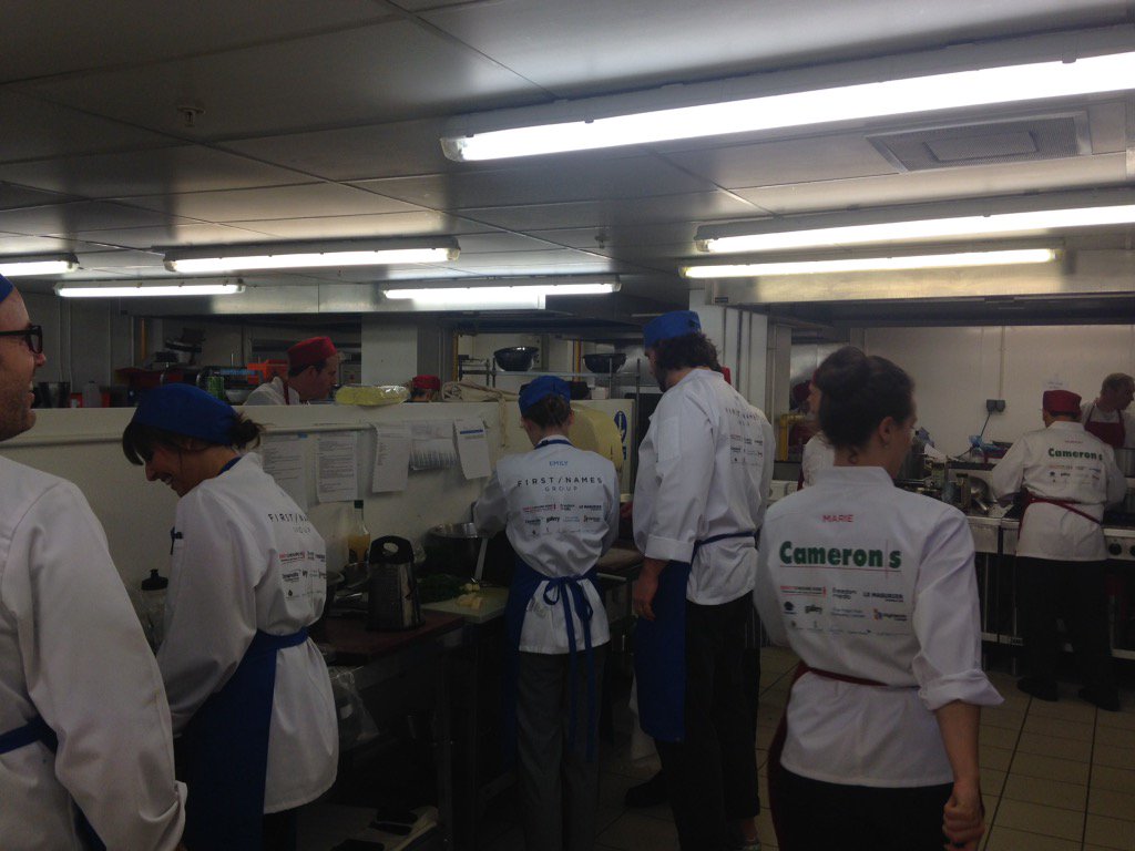 The temperature is rising in the charity cook-off kitchen | Channel ...