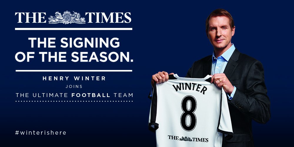 Henry Winter joins The Times | RTG Sunderland Message Boards