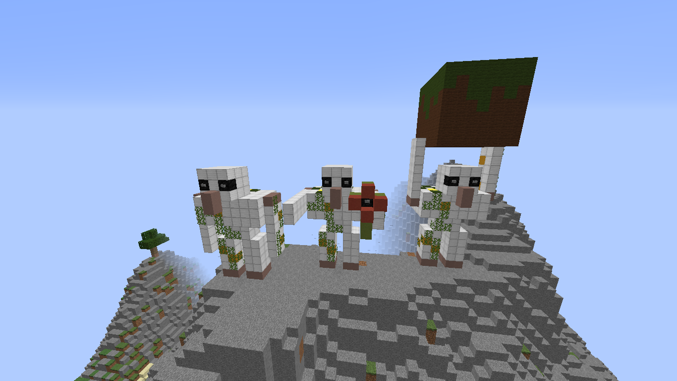 Skeleton Statue Minecraft