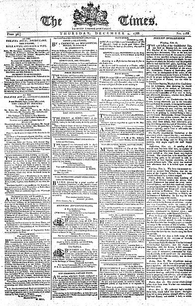 #onthisday in 1814, the times of london is for the first time printed ...