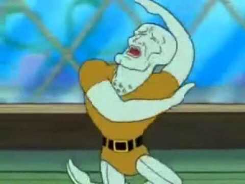 Handsome Squidward Falling