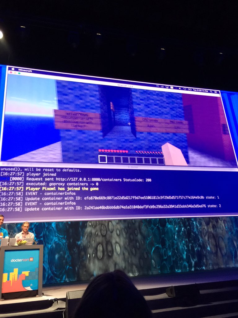 Docker On Twitter Dockercraft Lets You Run And Manage Docker With Minecraft Awesome Cool