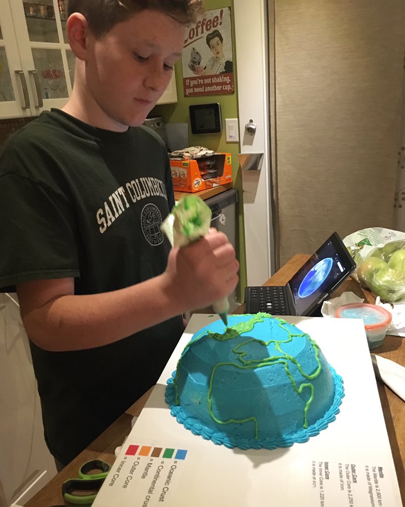 3d Earth Layer Cakes