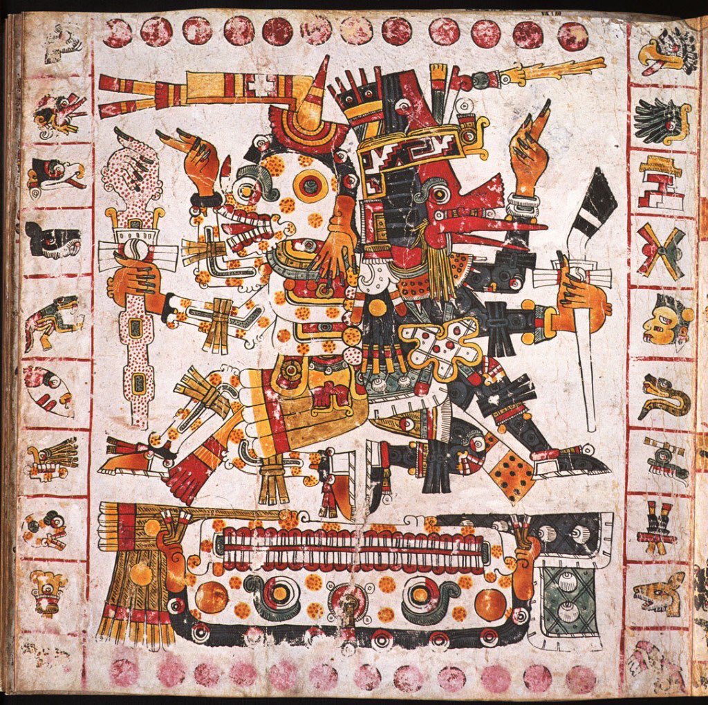 "Cuauhtemoc_1521: Códice Borgia con la visión dual de los mexicas. La ...
