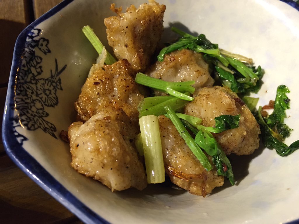 Chiuchow night:'choi cha'-not tea but mix of seasoned veggie & nuts (my ...