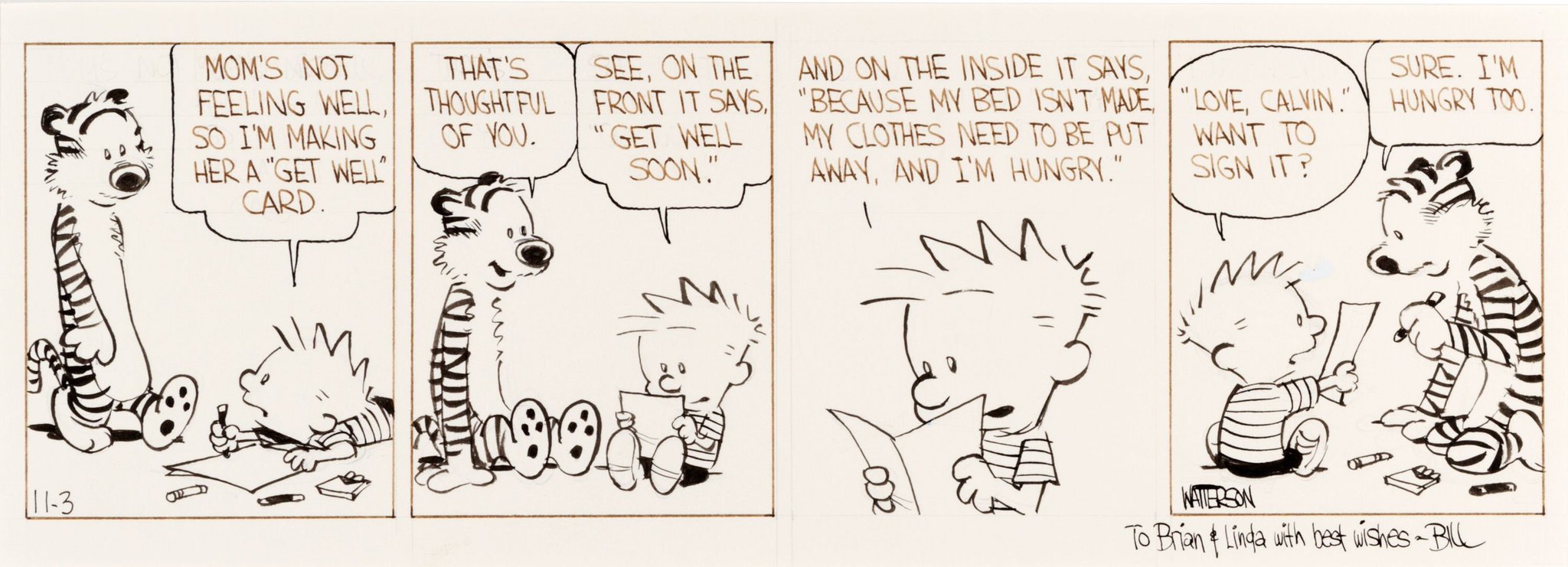 Cartoon Calvin And Hobbes Birthday