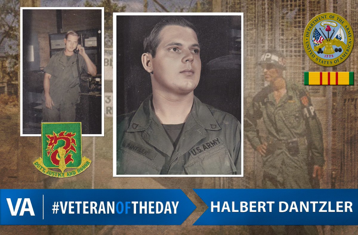 #veteranoftheday halbert mark dantzler @usarmy 1971-1974 #vietnam 504th ...