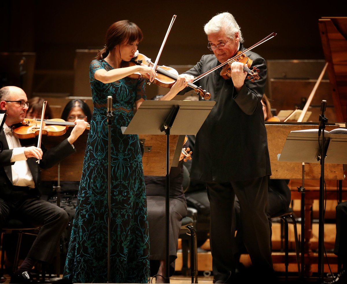 CSO Concertmaster Stephanie Jeong and PinchasZukerman perform Bach ...