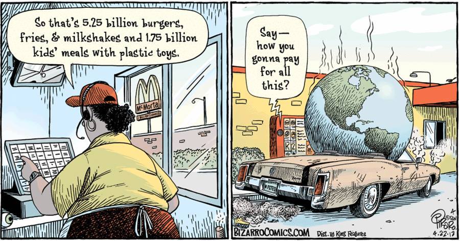 Globalization Cartoon Mcdonalds