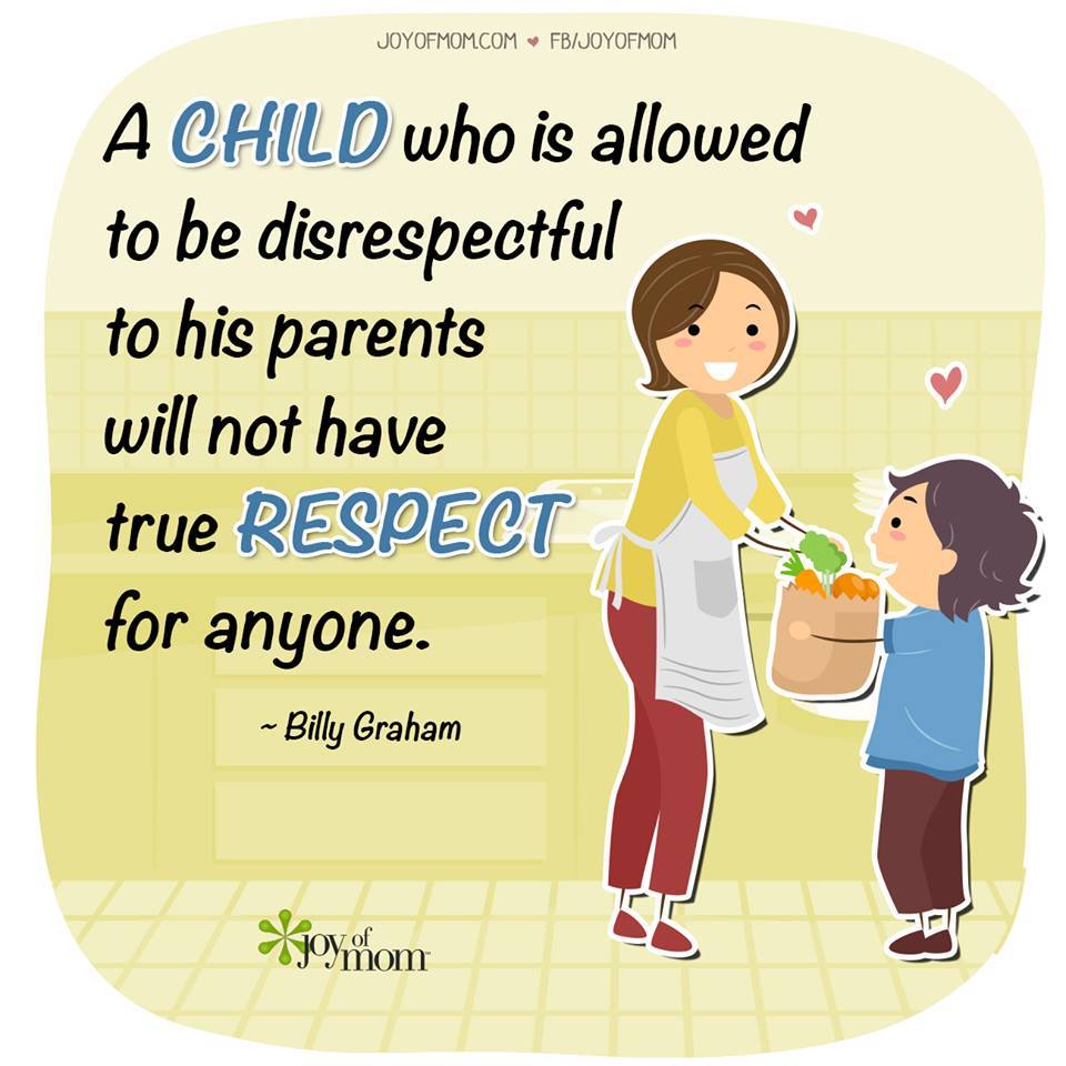 Children Respecting Parents